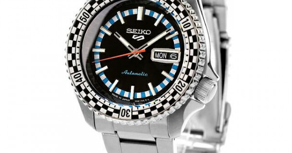Seiko 5 Sports SBSA245 Checkered Flag Special Edition